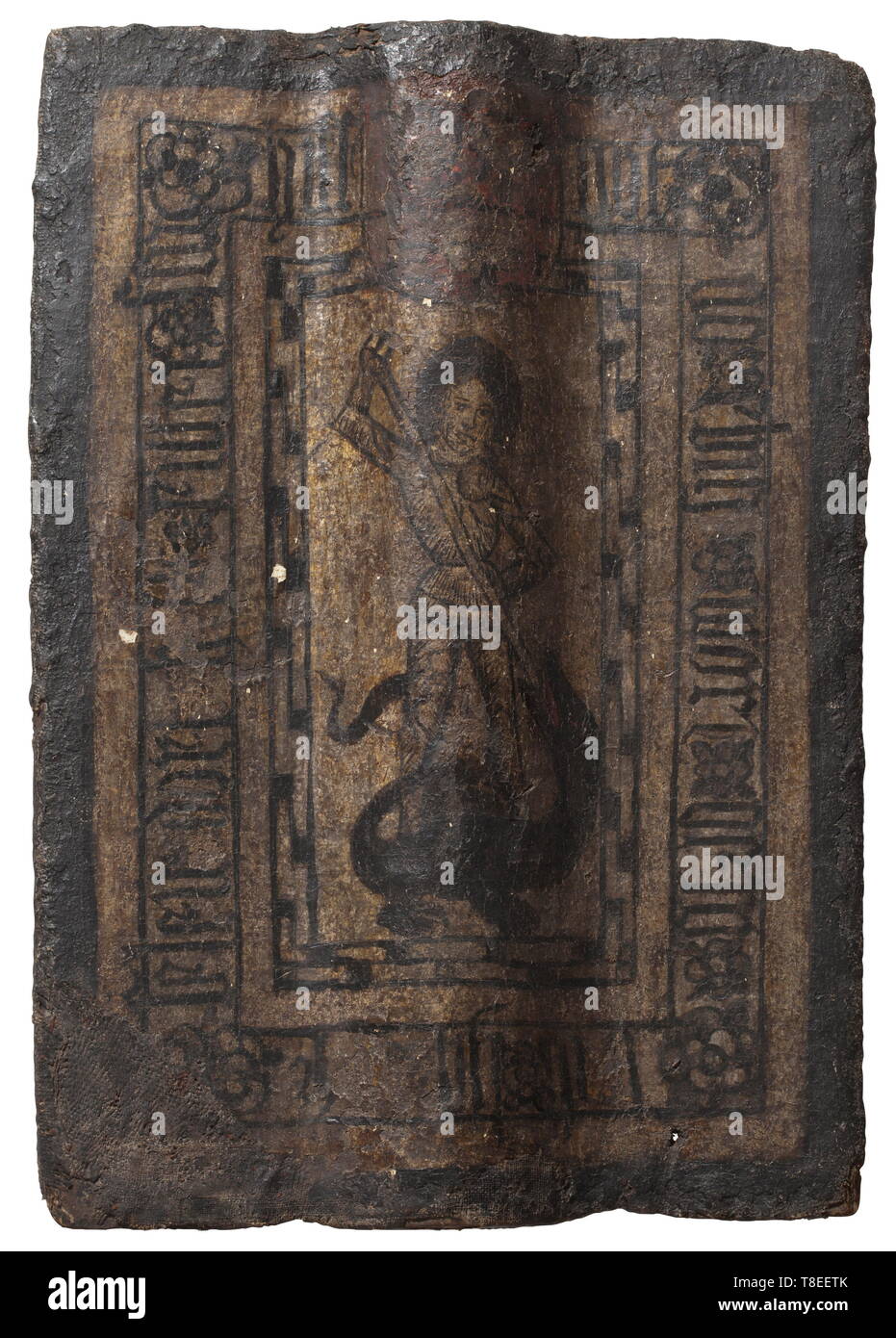 An extremely rare Bohemian Gothic hand-pavise from the town arsenal ...