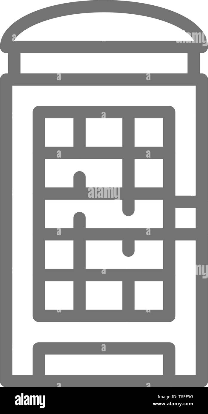 British english line icon Black and White Stock Photos & Images - Alamy