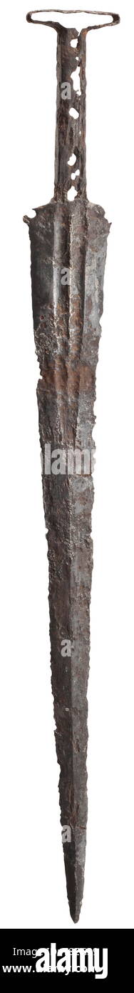 A Medieval basilard circa 1350-1400. In excavated condition, formed in ...