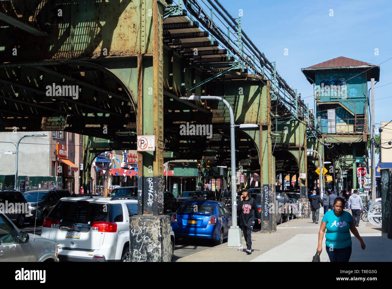 103rd street corona plaza subway station hi-res stock photography and ...