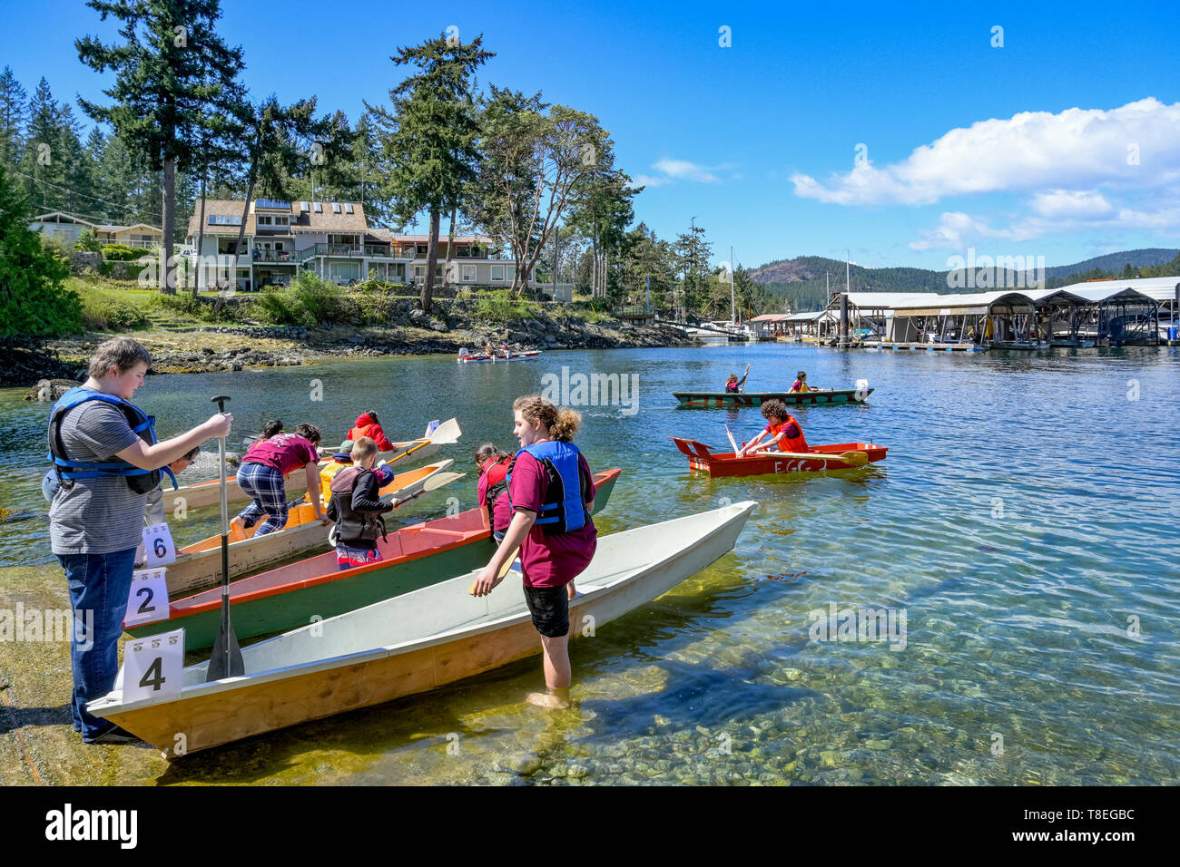 Youth race, April Tools Wooden Boat Challenge, Pender Harbour, Sunshine ...