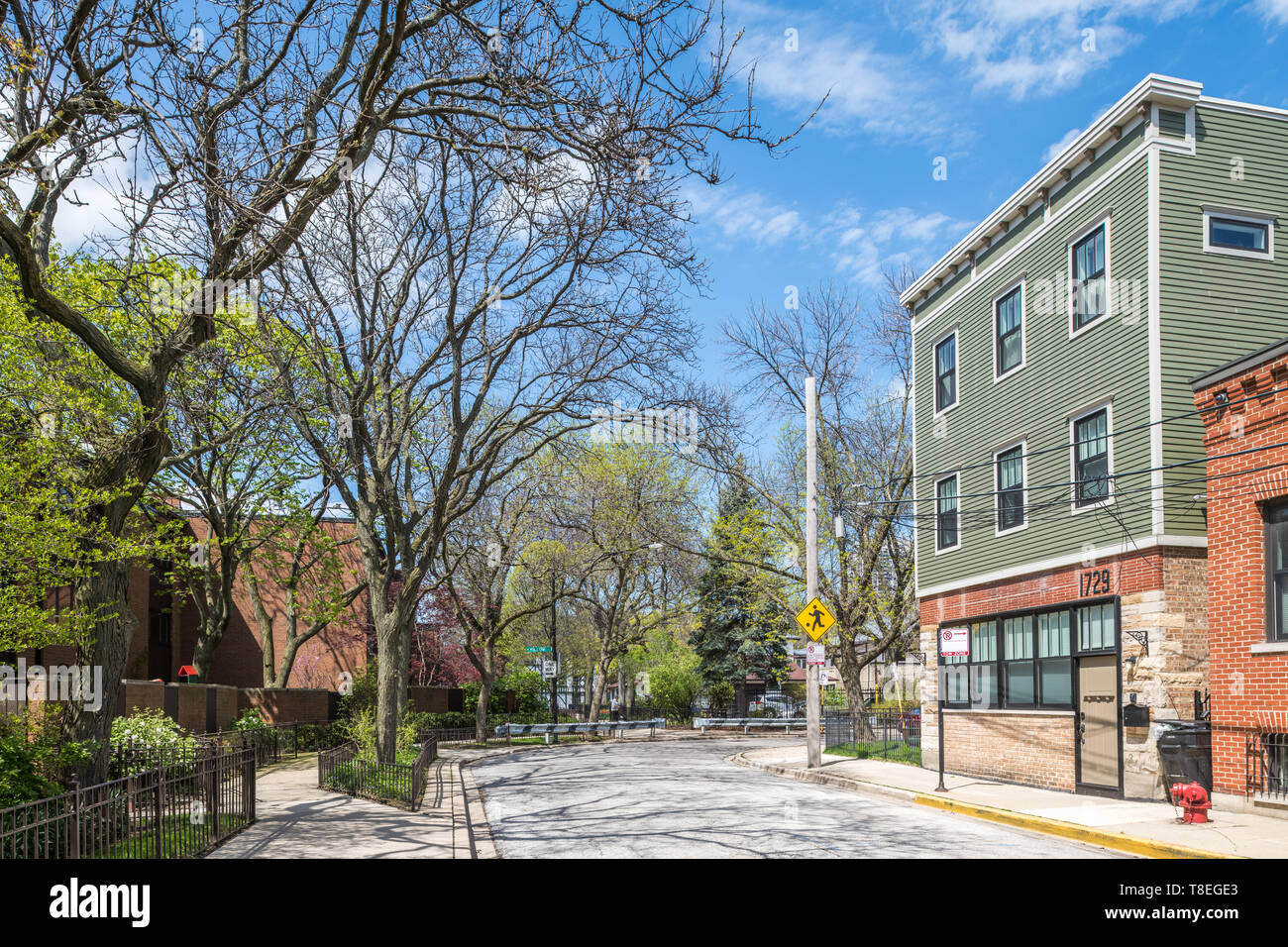Residential buildings in the Old Town neighborhood Stock Photo - Alamy