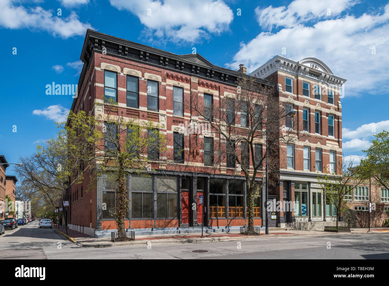 Residential buildings in the Old Town neighborhood Stock Photo - Alamy