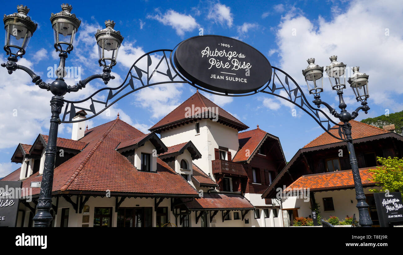 Auberge du Père Bise, Two Stars renowned restaurant in Talloire, Annecy ...