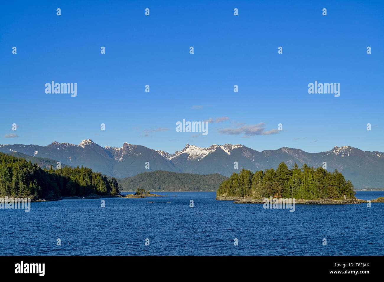 Coast Mountains and Howe Sound, British Columbia, Canada Stock Photo ...