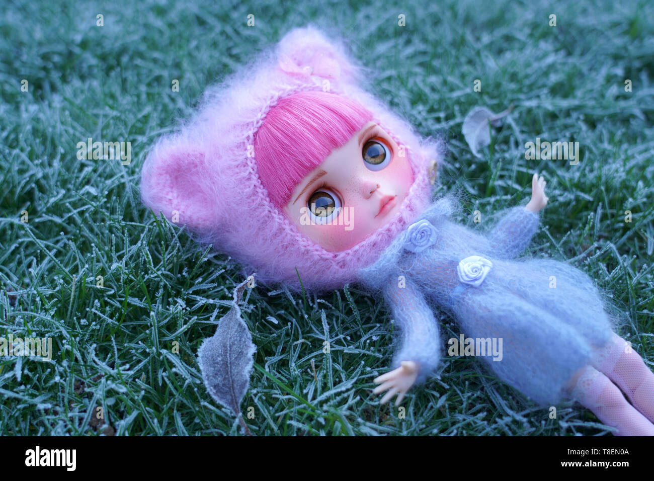 Beautiful doll outdoor Stock Photo - Alamy