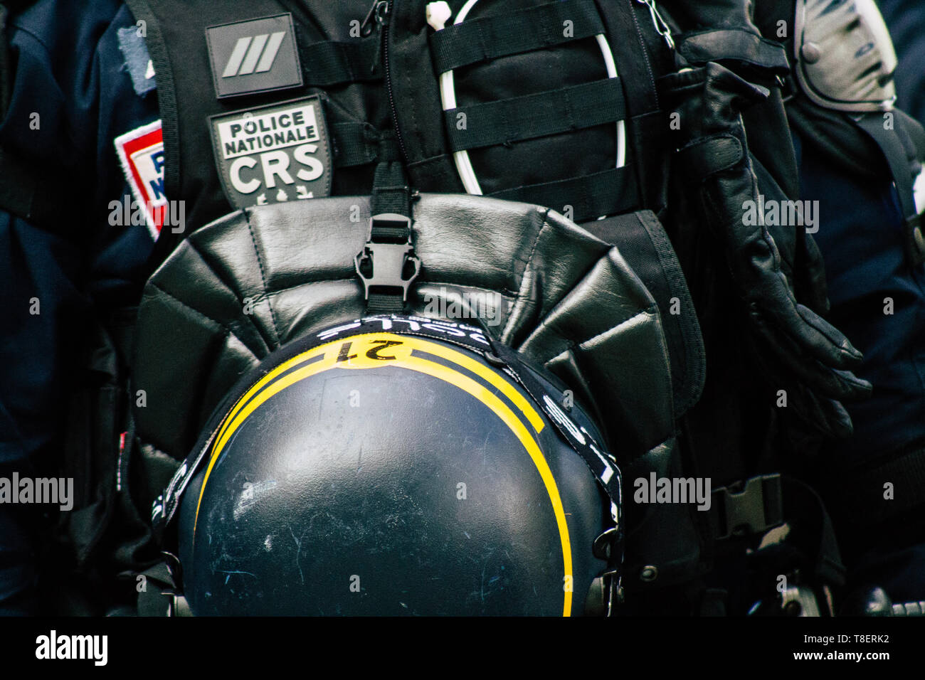 Paris France May 11, 2019 Close up of a uniform of French National ...
