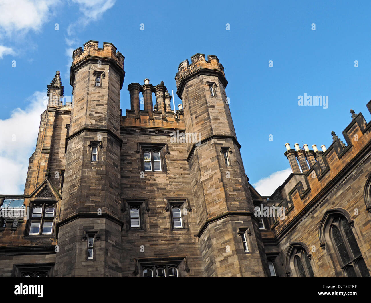 gothic style college building, Scotland Stock Photo - Alamy