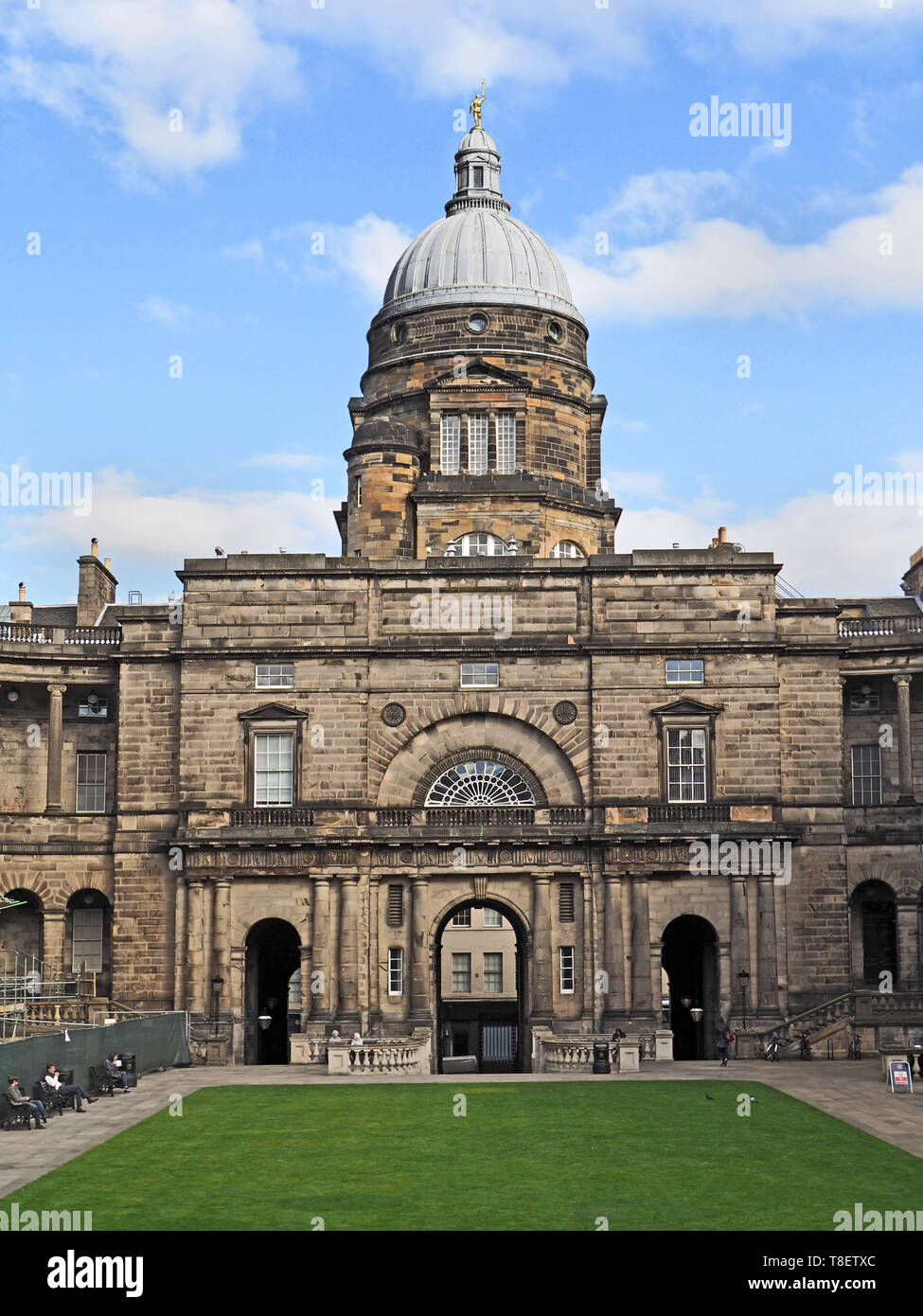 Classical style college building with dome Stock Photo - Alamy