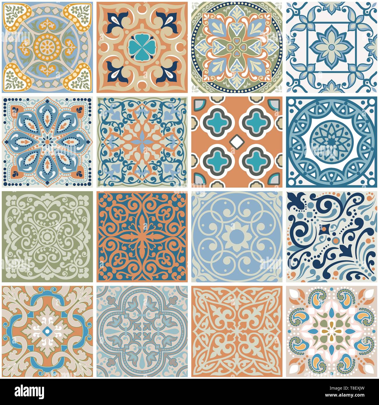 Geometrical composition of squares, balanced in composition and color ...