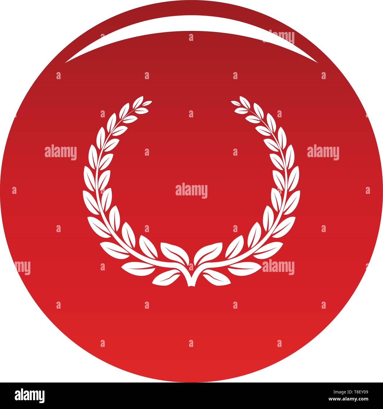 Anniversary wreath icon. Simple illustration of anniversary wreath ...
