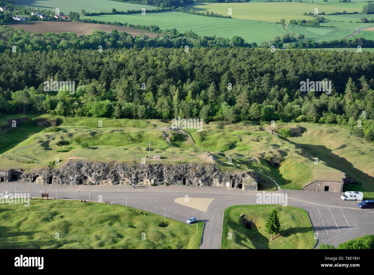 France, Meuse, Vaux devant Damloup, Vaux Fort, symbol of the heroism of ...