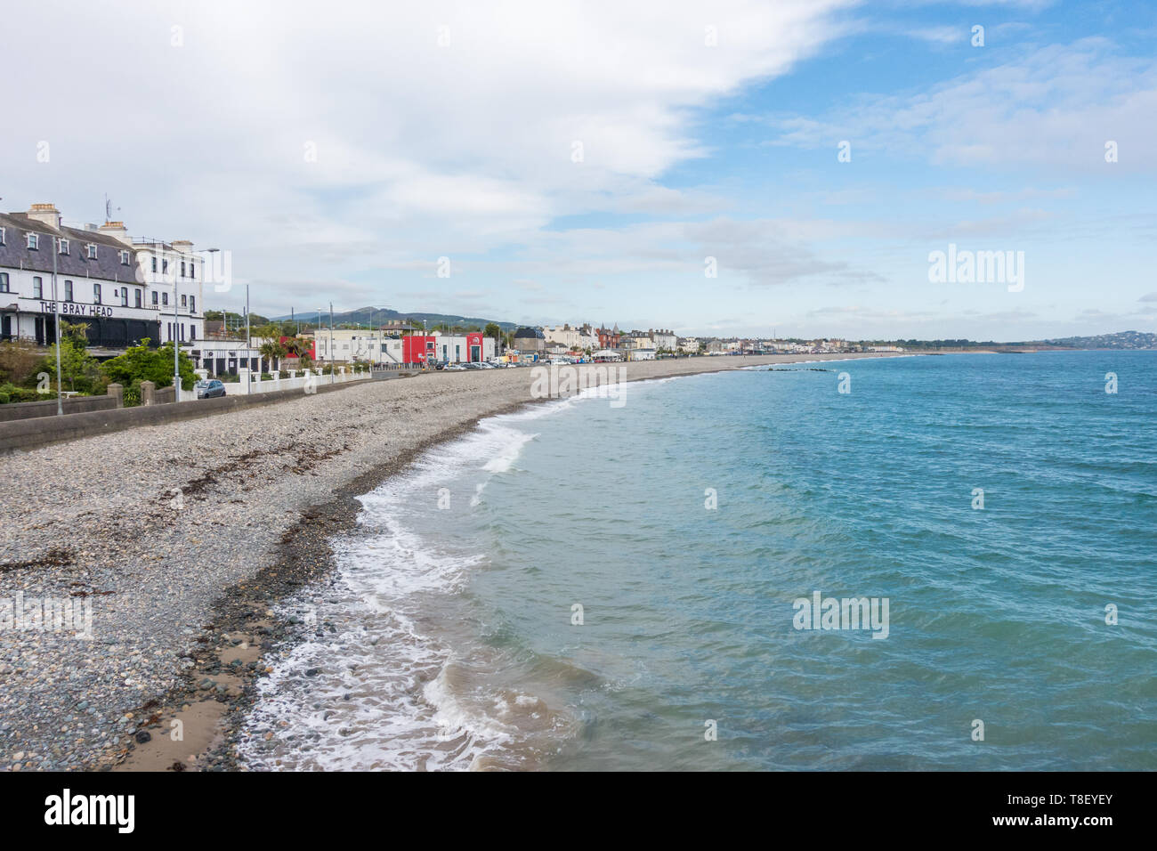 Beach in Bray - Ireland Stock Photo - Alamy