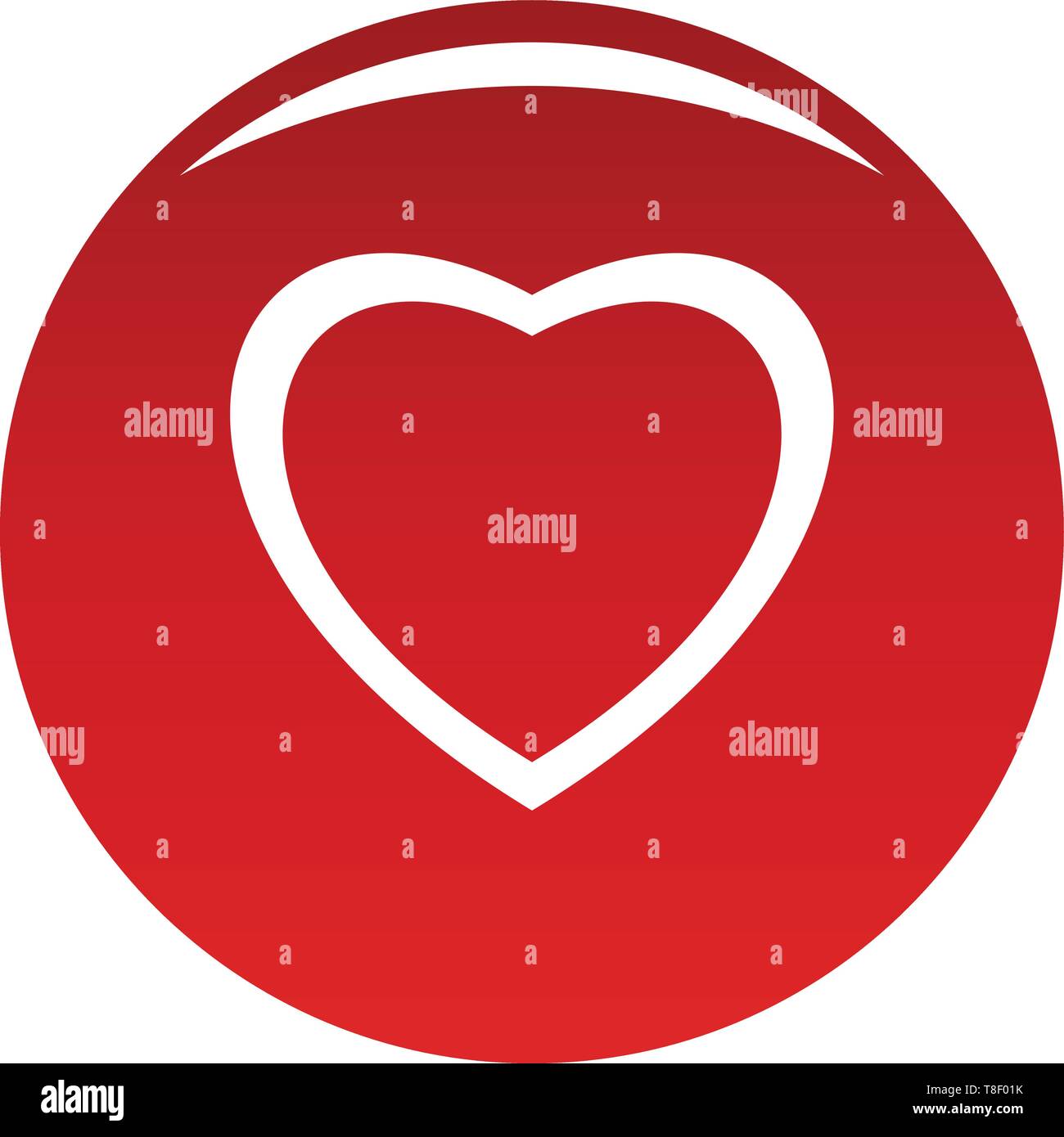 Fearless heart icon. Simple illustration of fearless heart vector icon ...