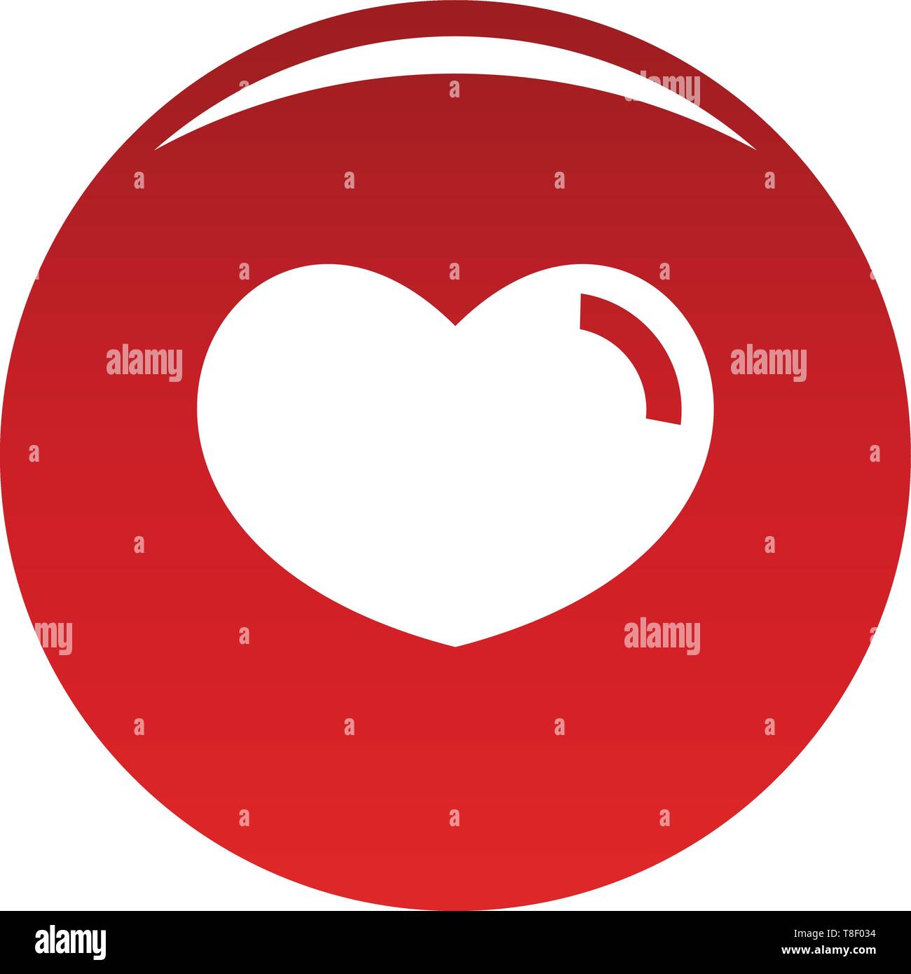 Loving heart icon. Simple illustration of loving heart vector icon for ...
