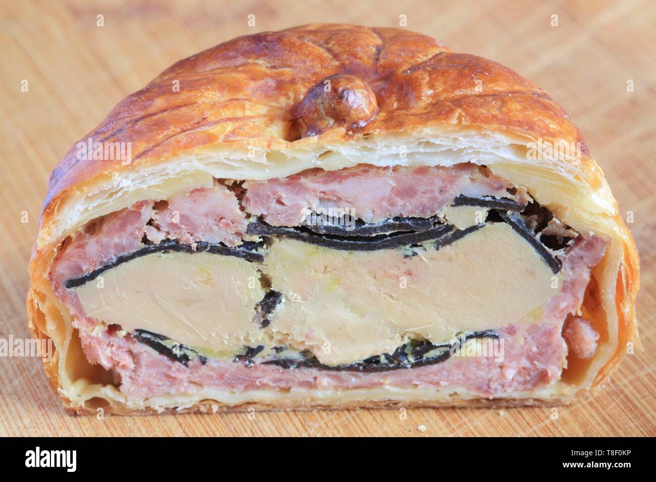 France, Dordogne, Perigord, Perigueux, pate de Perigueux (pork, foie ...