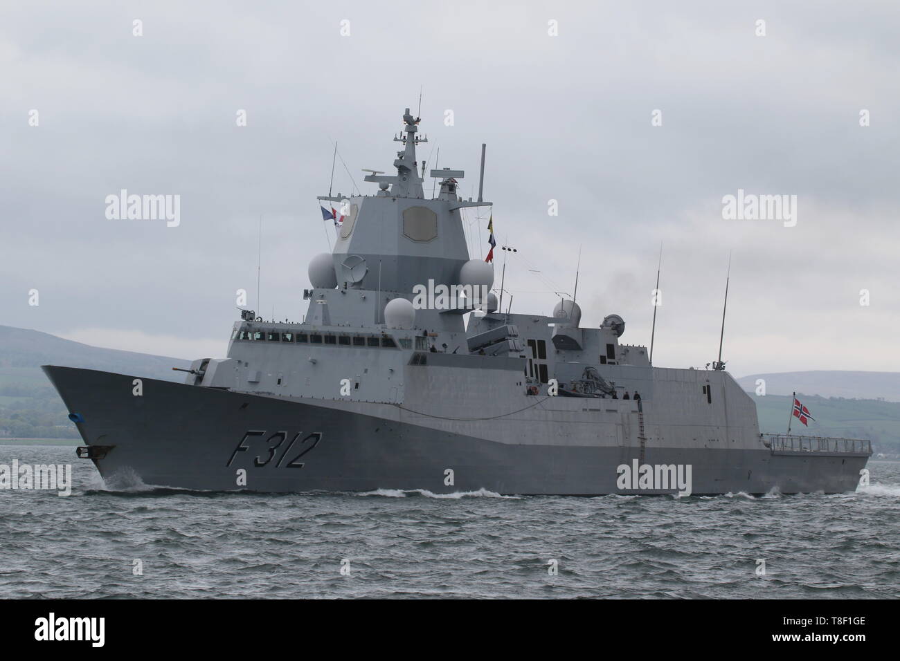 KNM Otto Sverdrup (F312), a Fridtjof Nansen-class frigate operated by ...