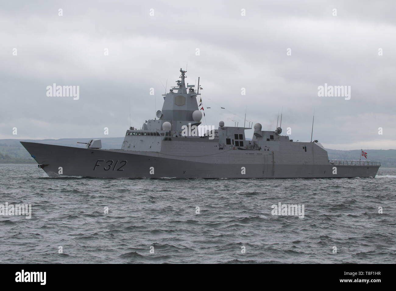 KNM Otto Sverdrup (F312), a Fridtjof Nansen-class frigate operated by ...