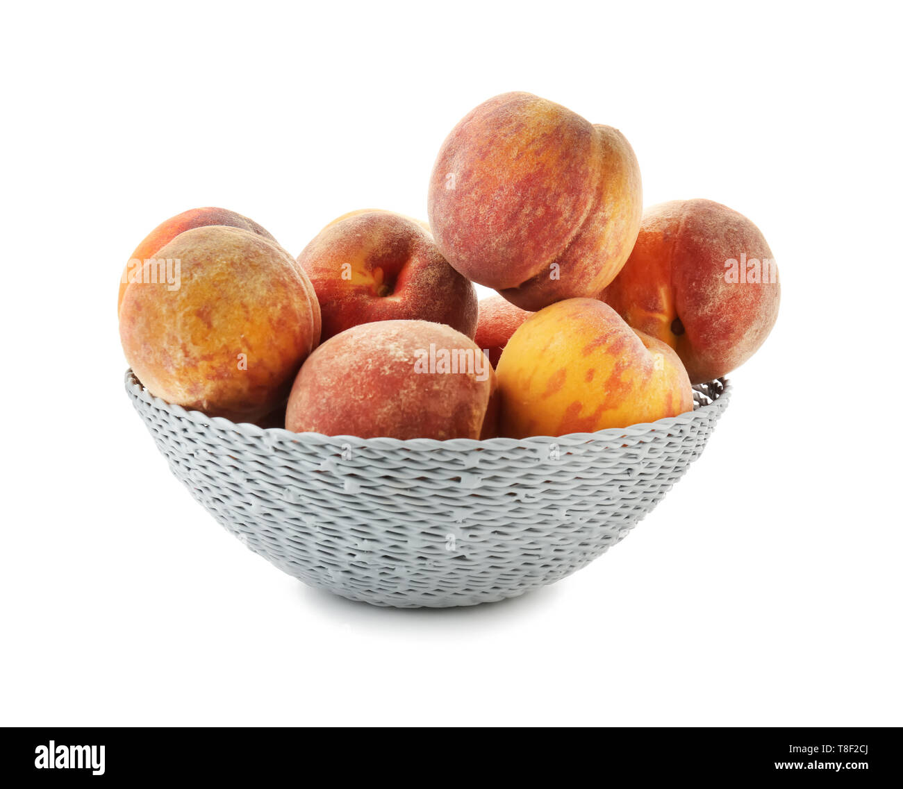 Fresh fruit bowl peaches Cut Out Stock Images & Pictures - Alamy