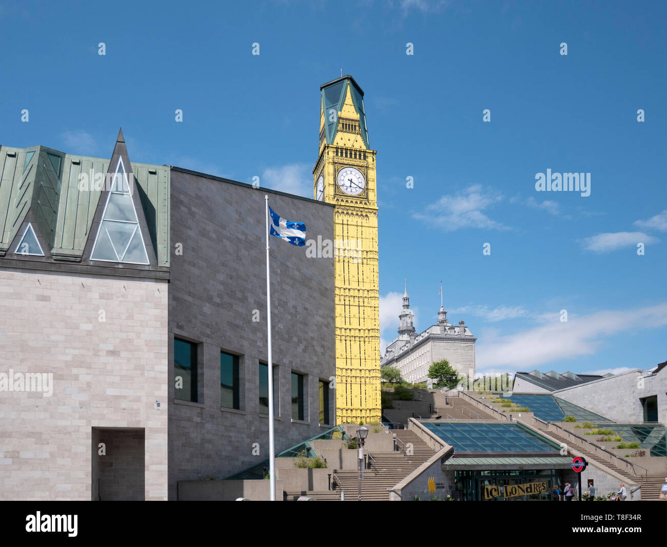 Museum of Civilization, Quebec City, Canada exterior architecture Stock ...