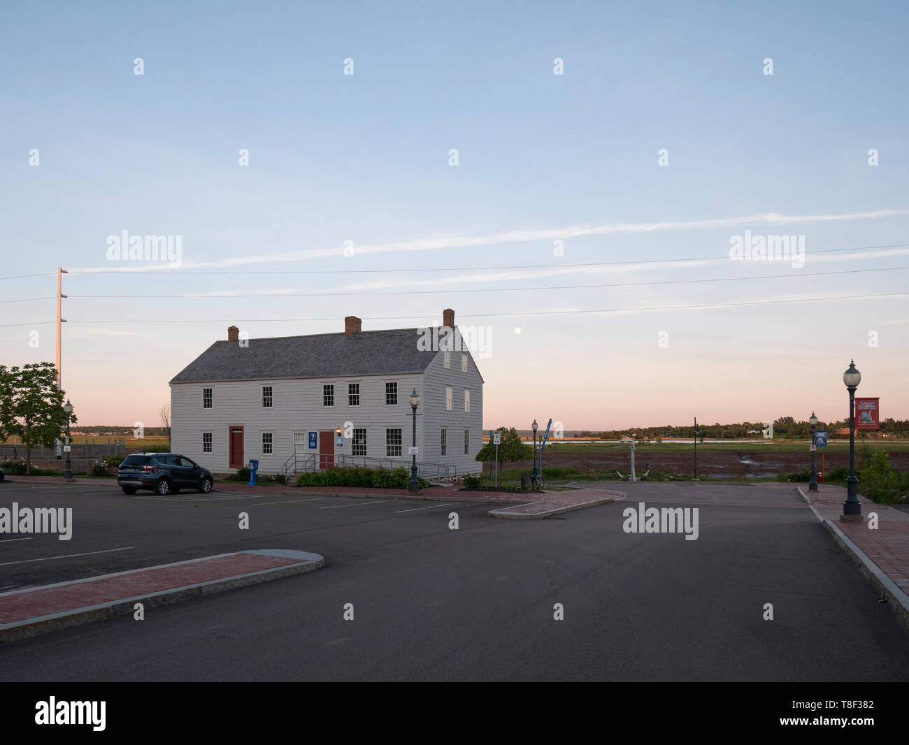 Tidal Bore View Park, Moncton, New Brunswick, Canada. Tiny park with ...