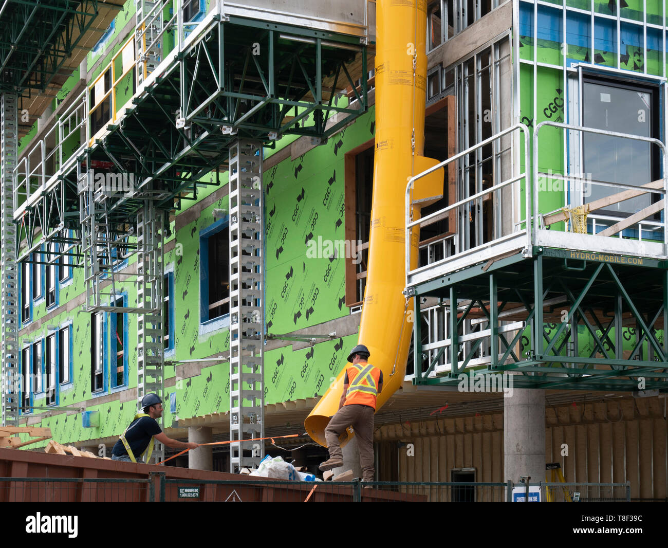 Office tower building under construction Stock Photo - Alamy
