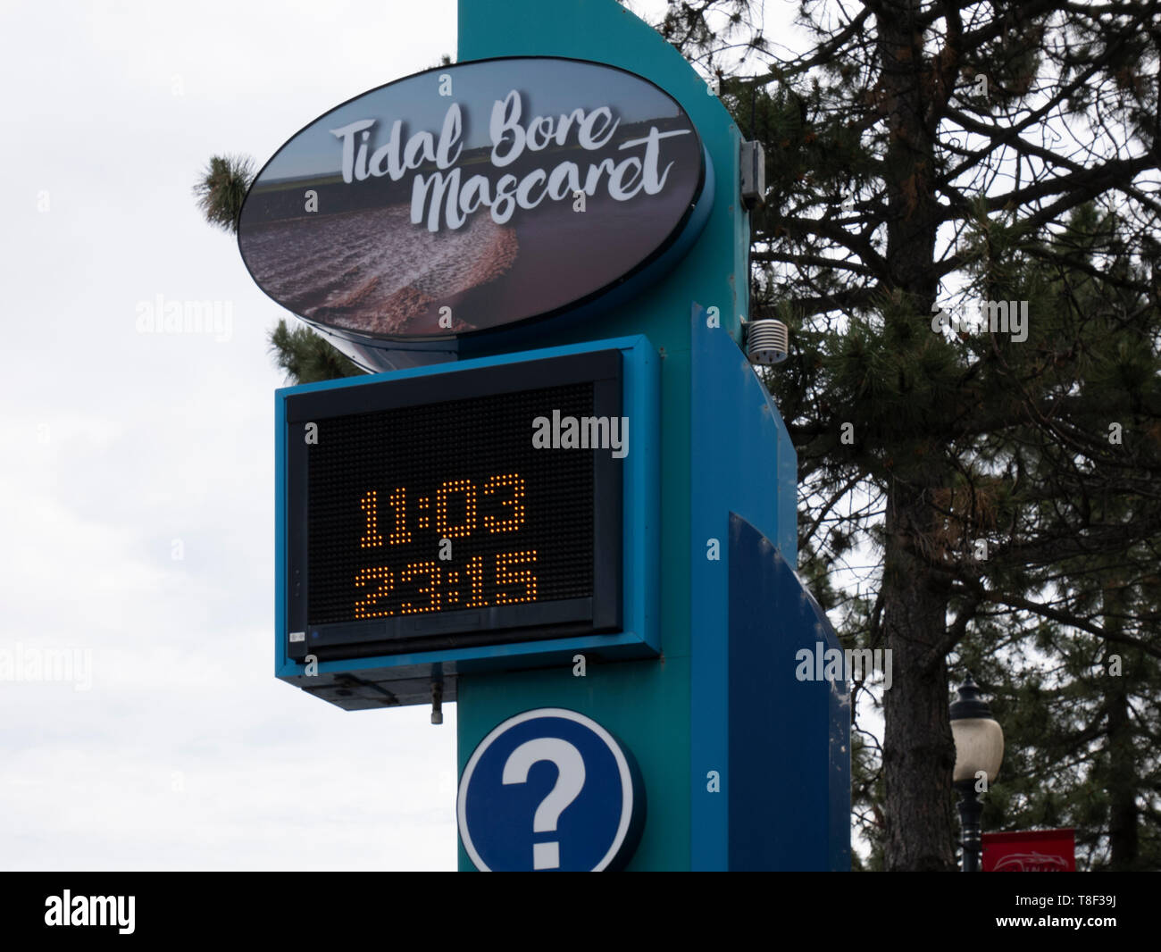 Tidal Bore View Park, Moncton, New Brunswick, Canada. Tiny park with ...