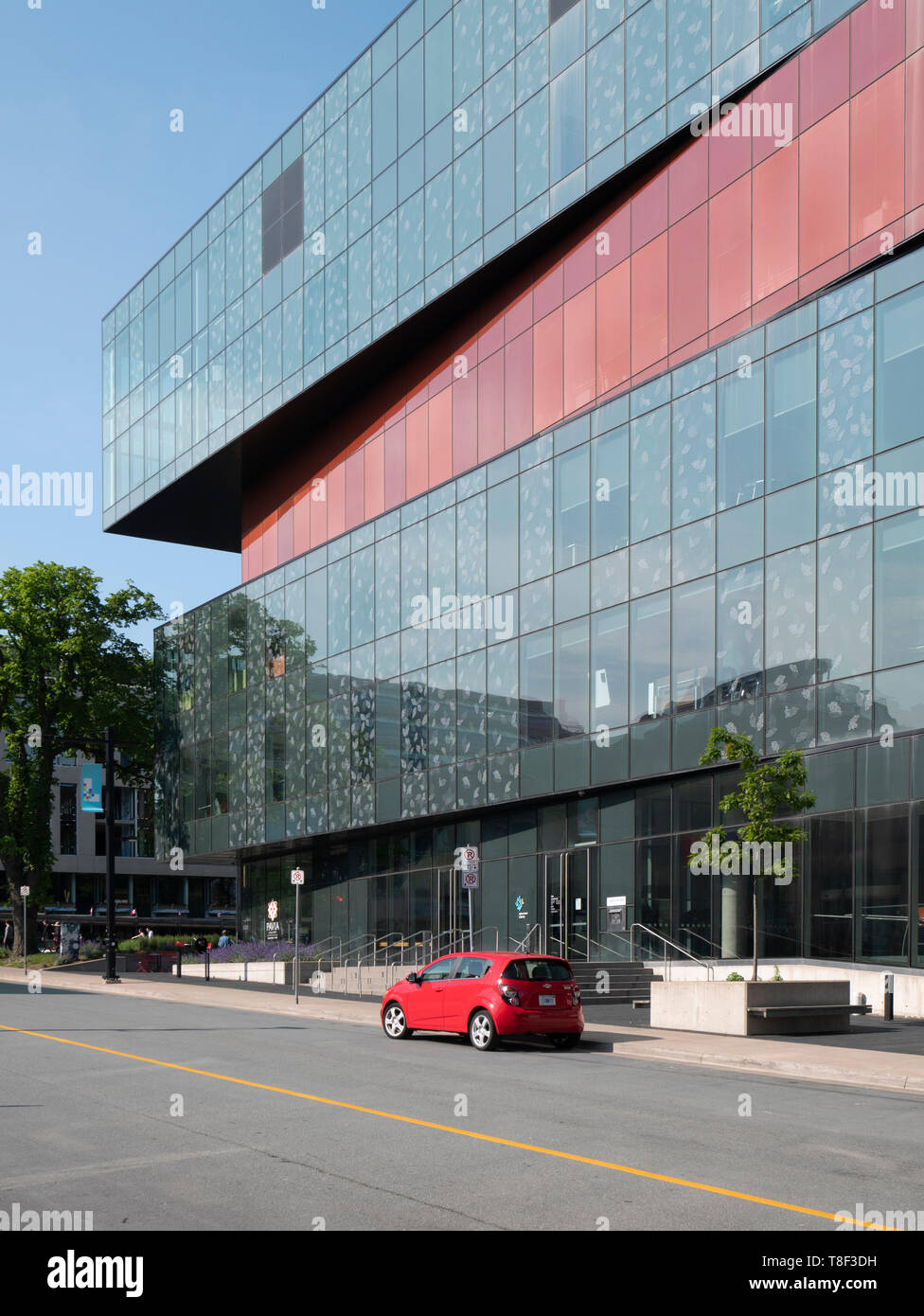 Abstract image of Halifax Central Library exterior architecture Stock ...