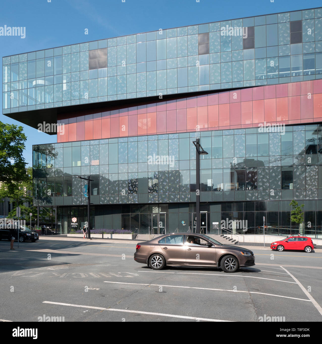 Abstract image of Halifax Central Library exterior architecture Stock ...