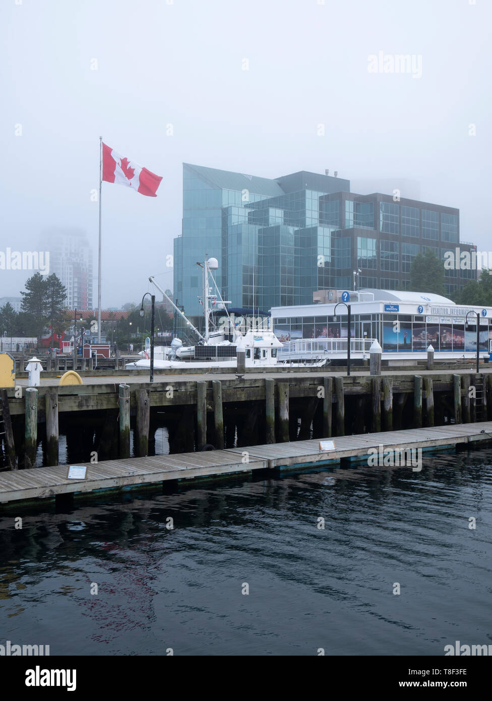 The Halifax Waterfront is surrounded by sparkling ocean and featuring ...