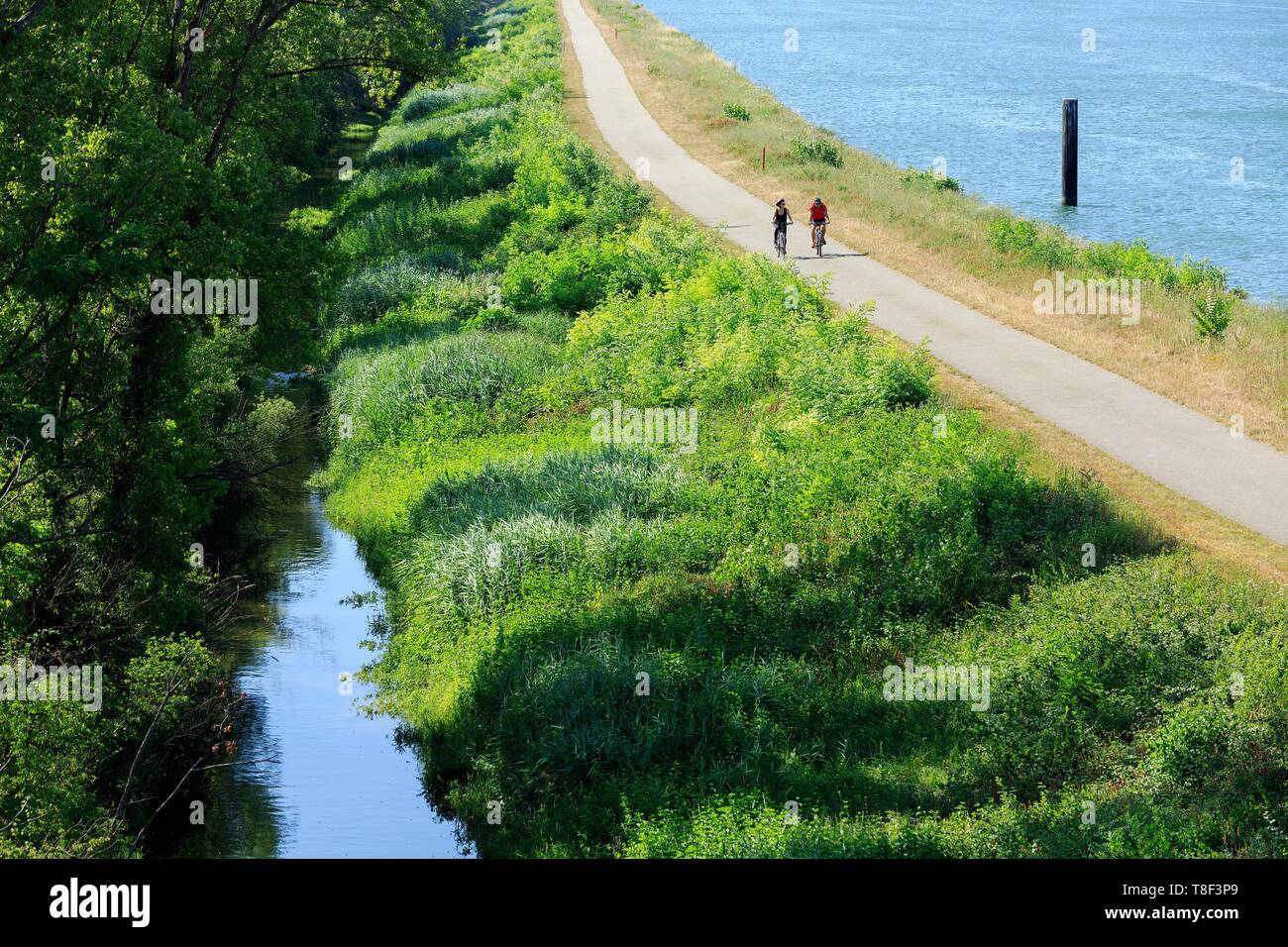 France, Drome, La Roche de Glun, Via Rhona Stock Photo - Alamy