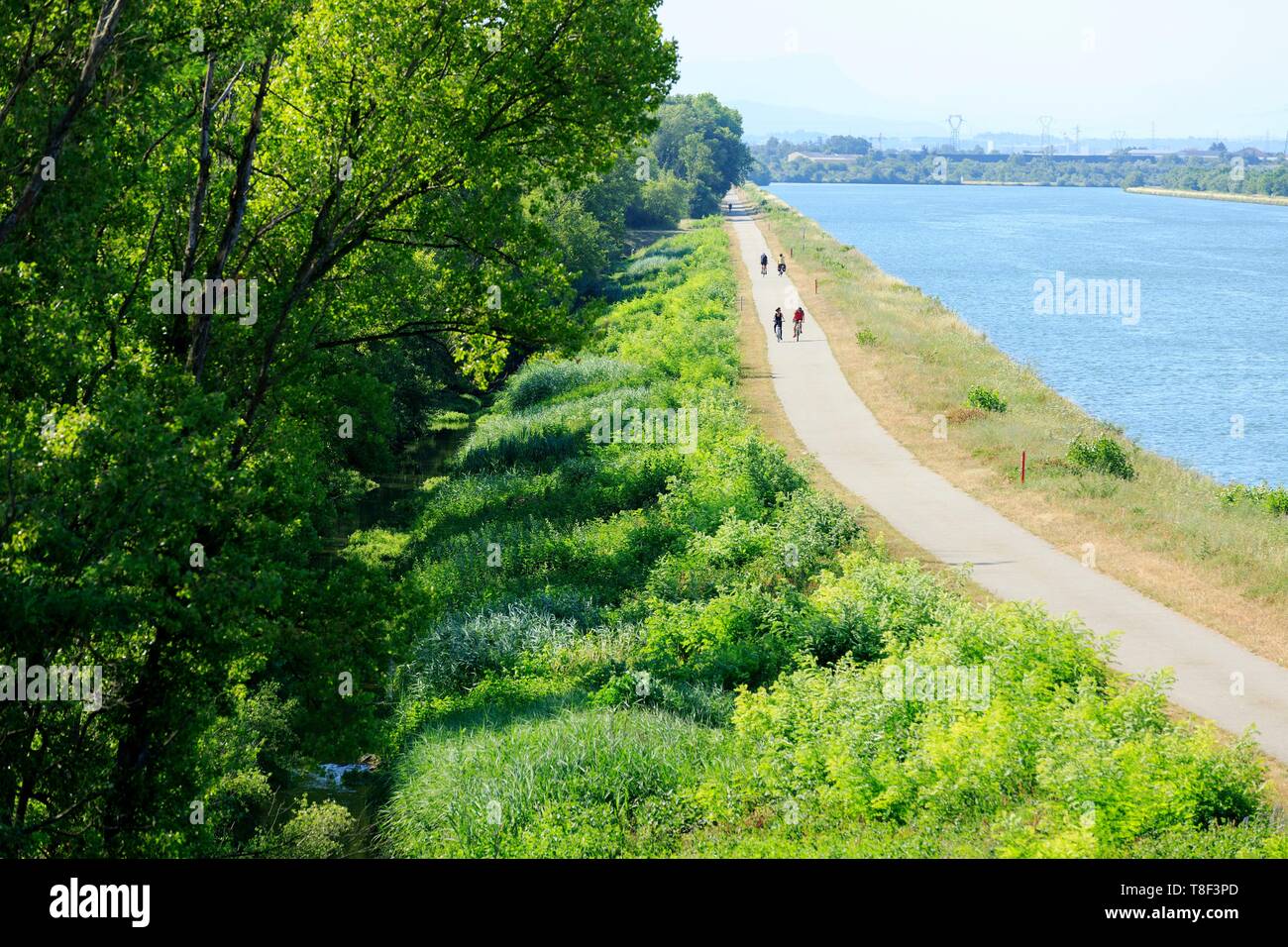 France, Drome, La Roche de Glun, Via Rhona Stock Photo - Alamy