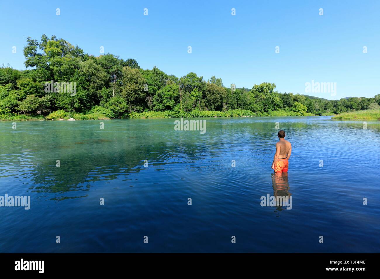 France, Savoy, Yenne, The Rhone Stock Photo - Alamy