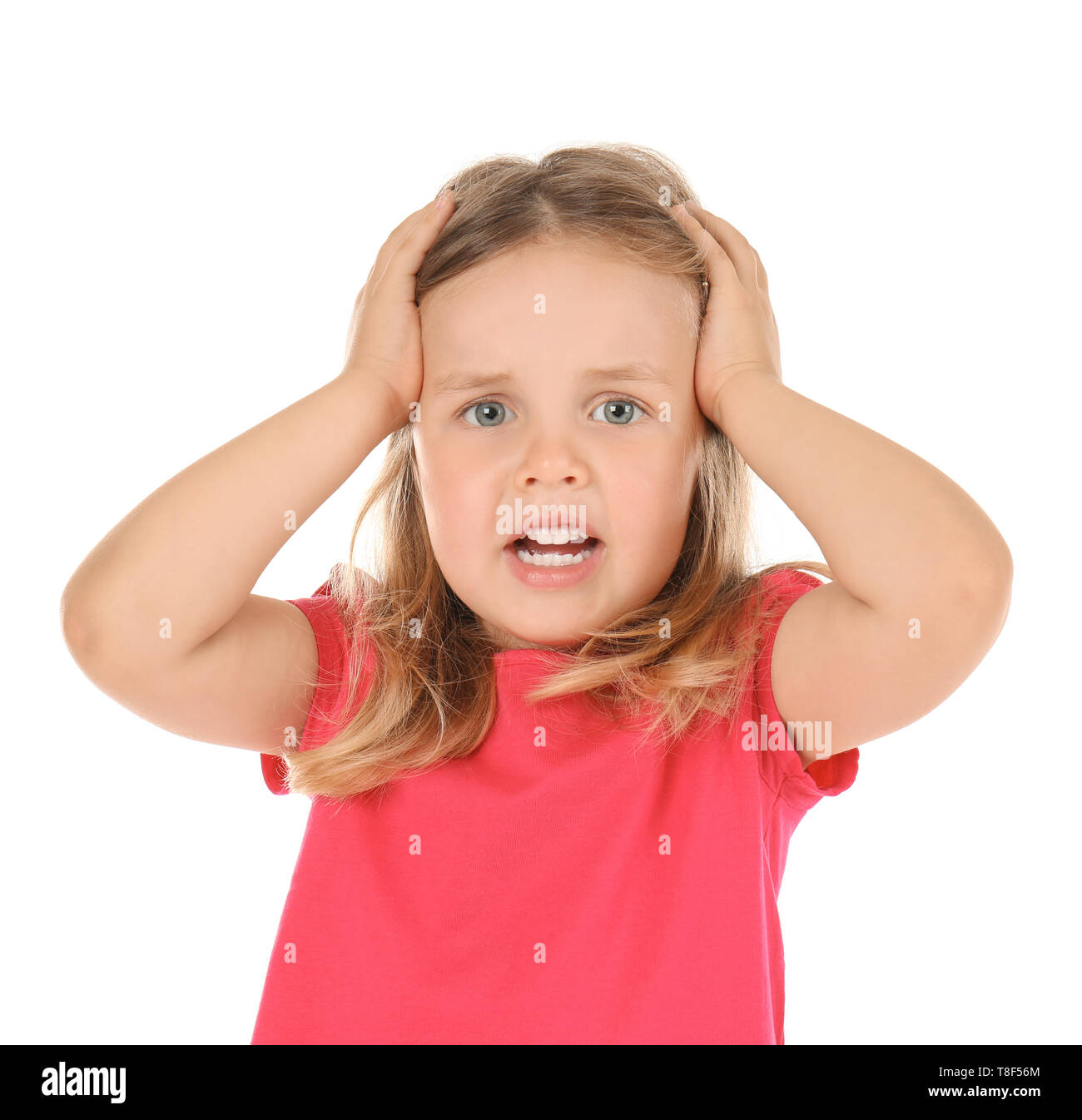 Confused Little Girl Face