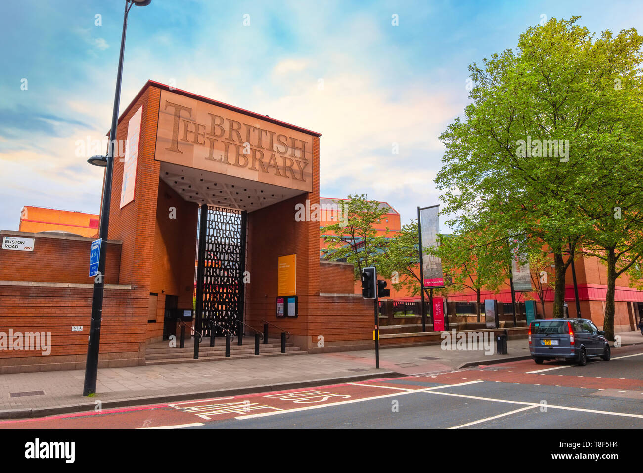 London, UK - May 12 2018: The British Library is the UK's national ...