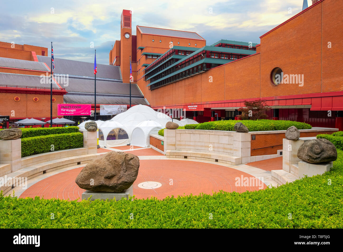 London, UK - May 12 2018: The British Library is the UK's national ...