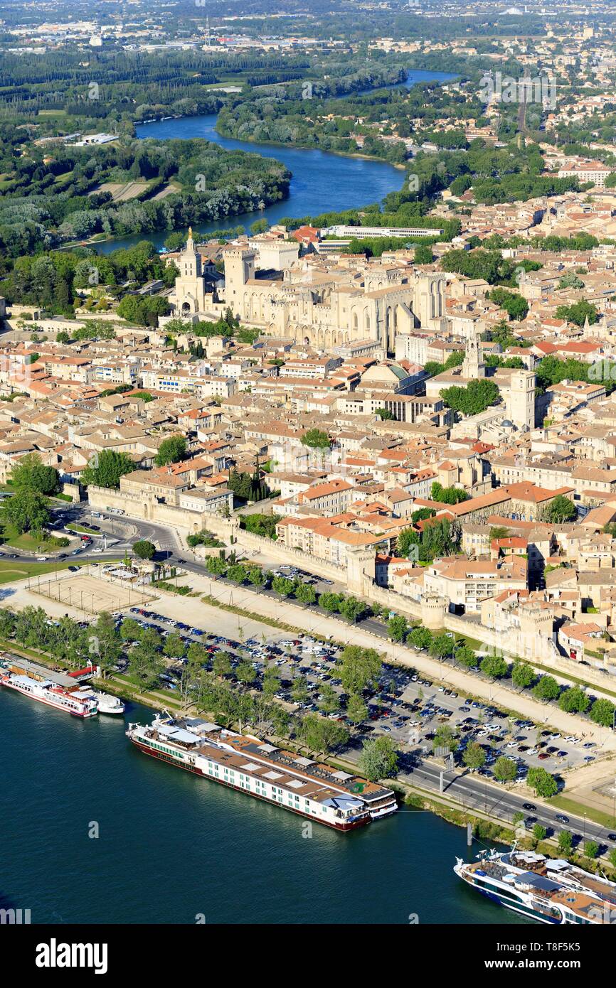 France provence vaucluse avignon aerial hi-res stock photography and ...