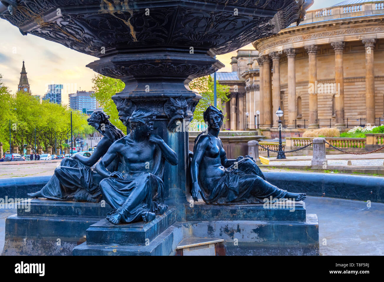 Liverpool, UK - May 16 2018: Walker Art Gallery at William Brown Street ...