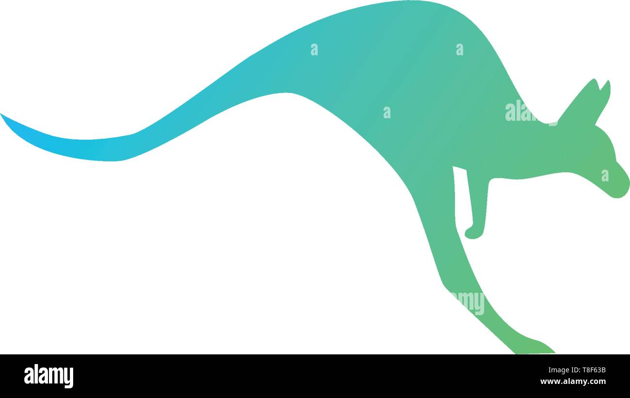 kangaroo logo design vector icon illustration element - vector Stock ...