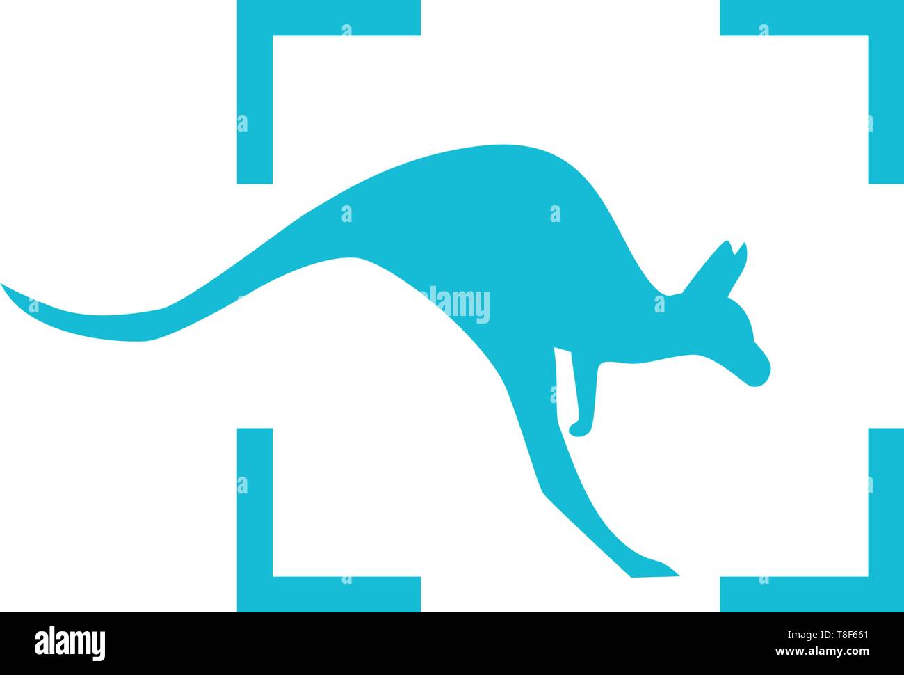 kangaroo logo design vector icon illustration element - vector Stock ...