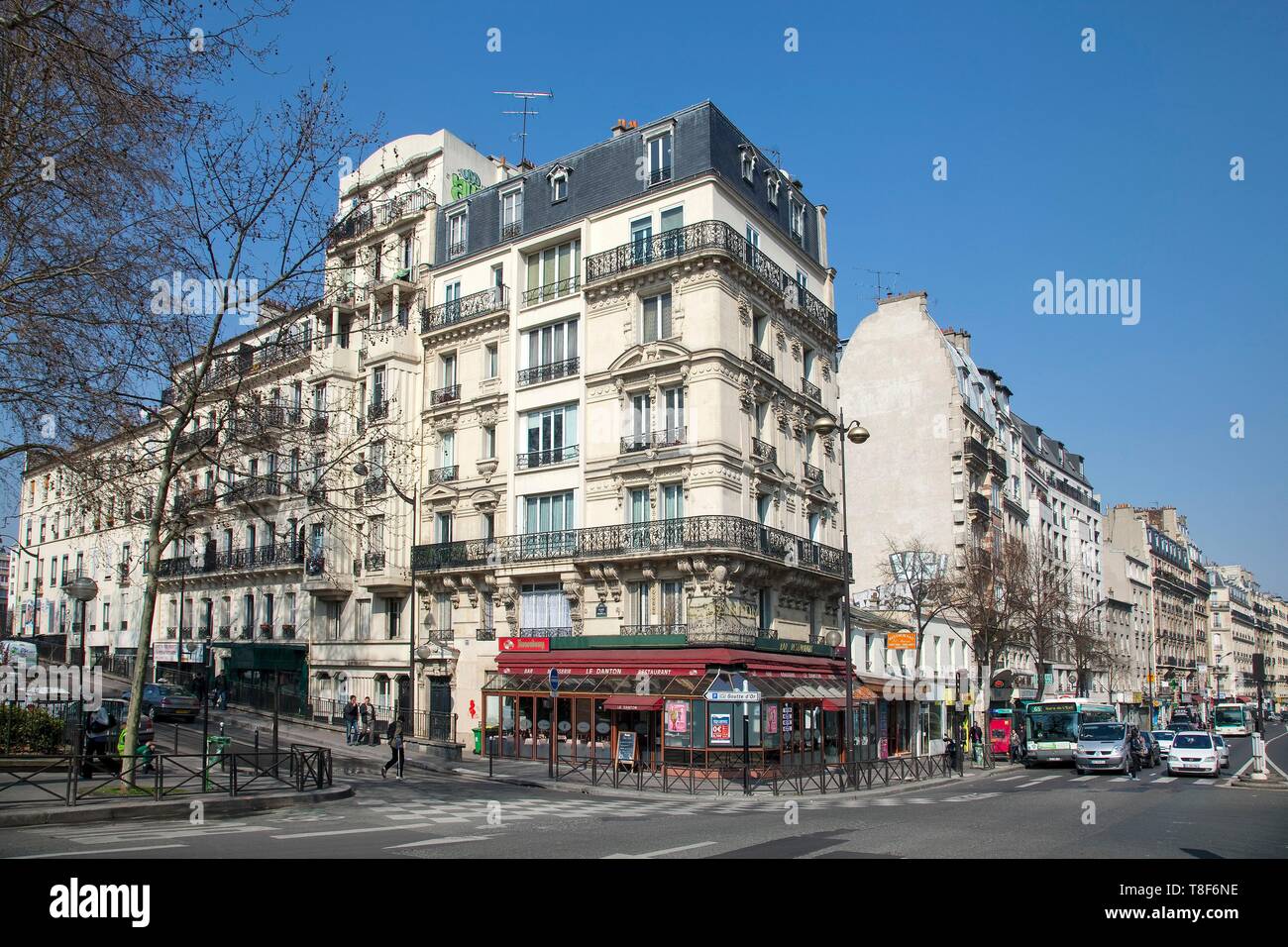 France, Paris, 18th District, Rue Max Dormoy Stock Photo - Alamy