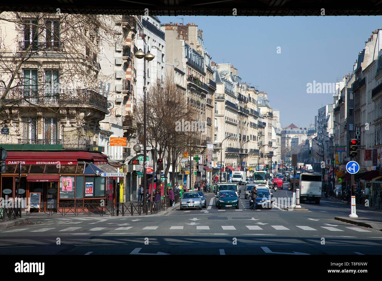 France, Paris, 18th District, Rue Max Dormoy Stock Photo - Alamy