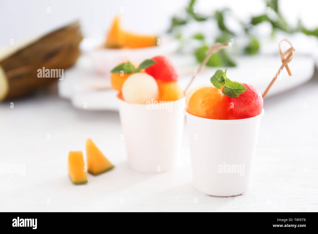 Watermelon cups hi-res stock photography and images - Alamy