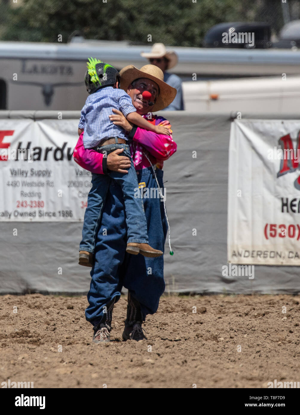 Rodeo clown hi-res stock photography and images - Alamy