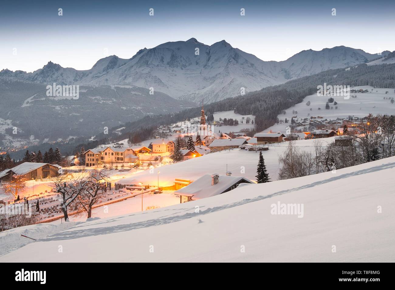 Village of combloux hi-res stock photography and images - Alamy
