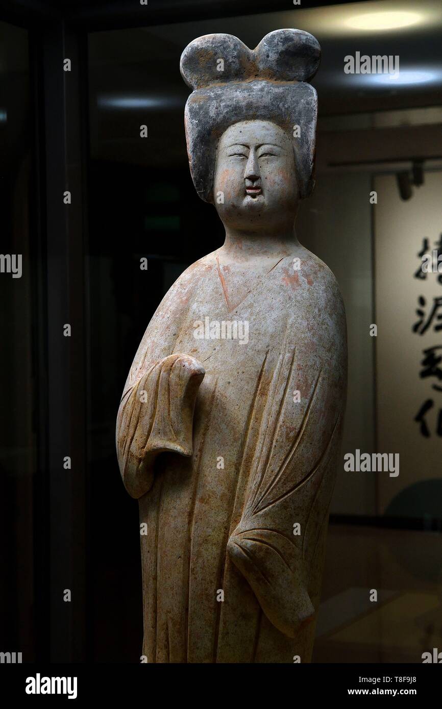 Republic of China, Taiwan, Taipei, National Palace Museum, figure of a ...