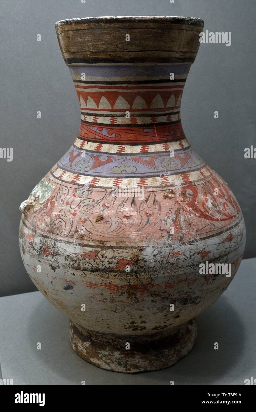 Republic of China, Taiwan, Taipei, National Palace Museum, painted ...