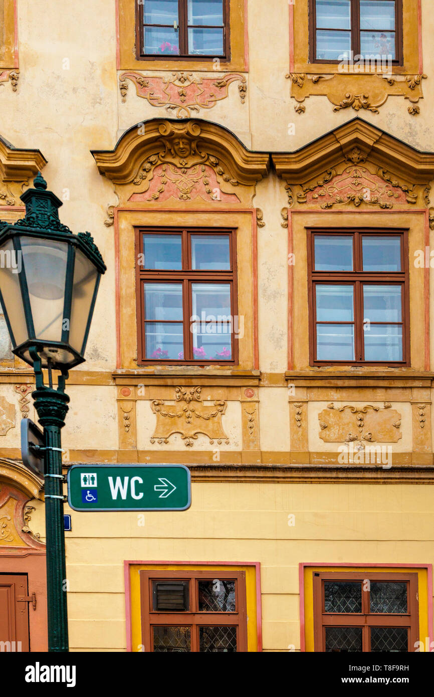 Prague building facade hi-res stock photography and images - Alamy