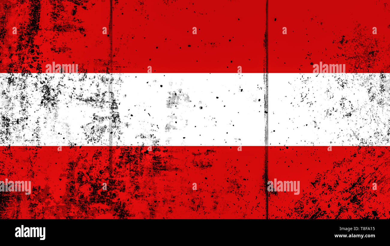 Flag of Austria. Patriotic old grunge vintage texture background Stock ...