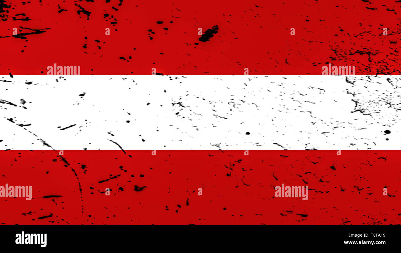 Flag of Austria. Patriotic old grunge vintage texture background Stock ...